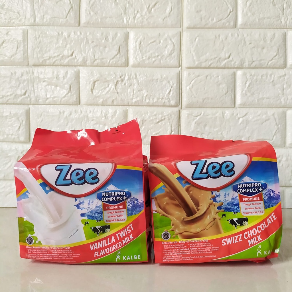 Jual Zee Powder Milk Plastic Bag 10 x 40 g | Shopee Indonesia