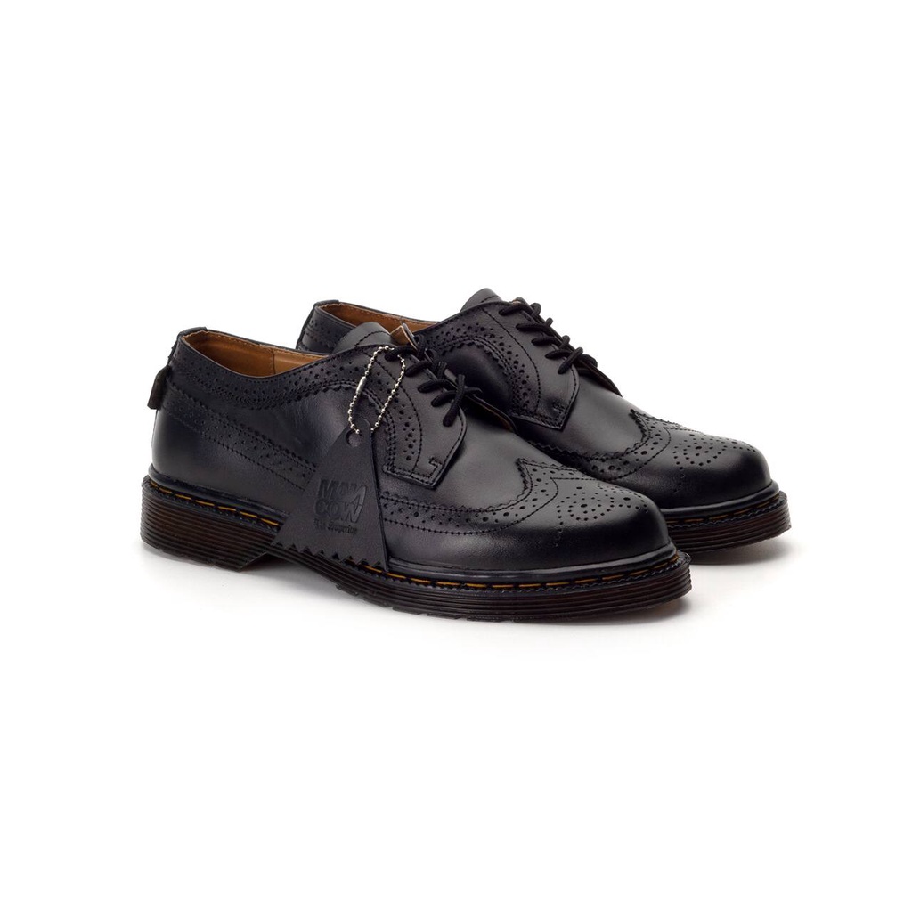 Jual Mancow Derby Long Wing Hitam Sepatu Formal Pria Wanita Original ...