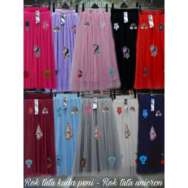 Jual Rok tutu anak kuda poni(UNICRON)Rok tutu tanggung - Rok tutu anak ...