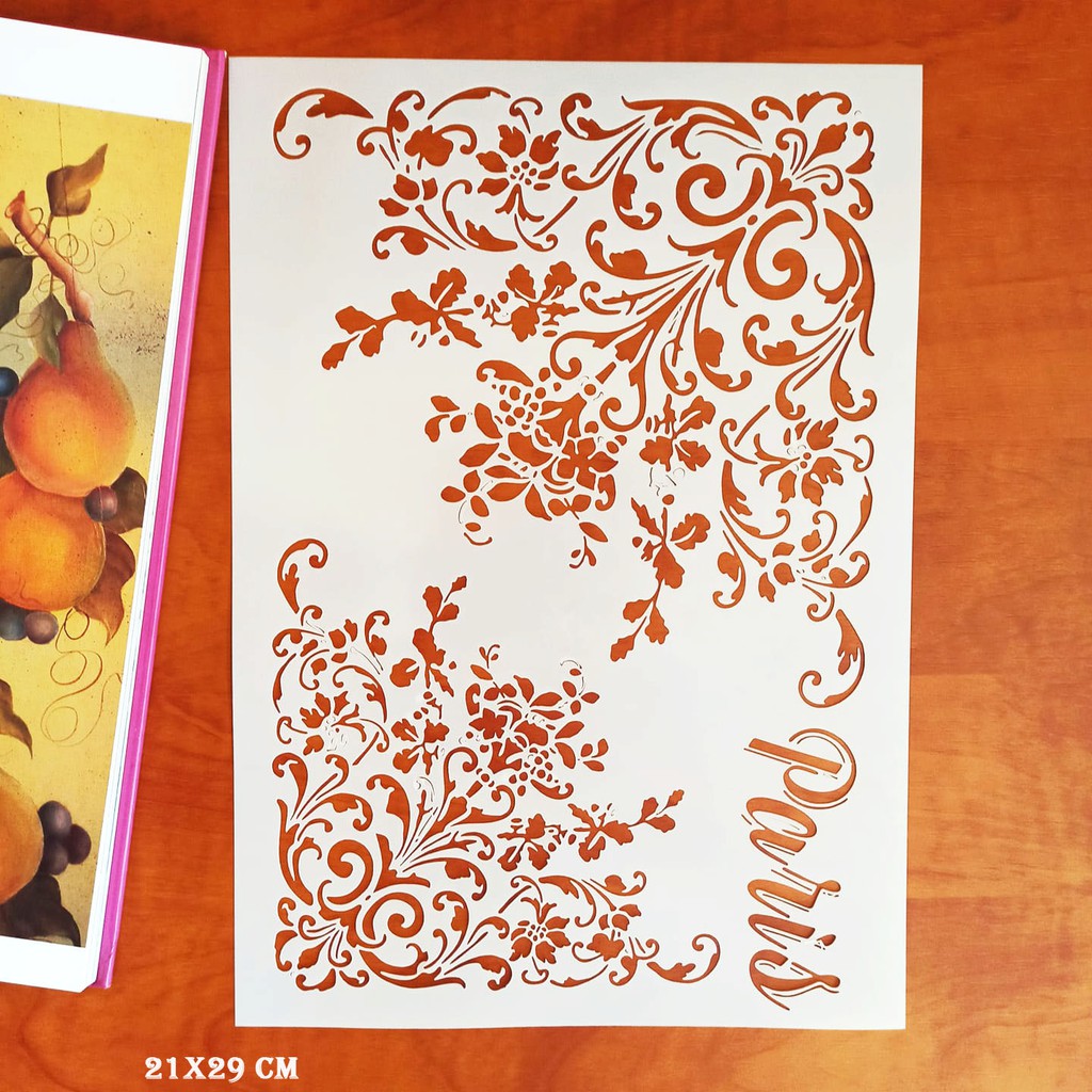 Jual STENCIL. STENCIL UNTUK DECOUPAGE.CETAKAN GAMBAR DECOUPAGE UNTUK ...