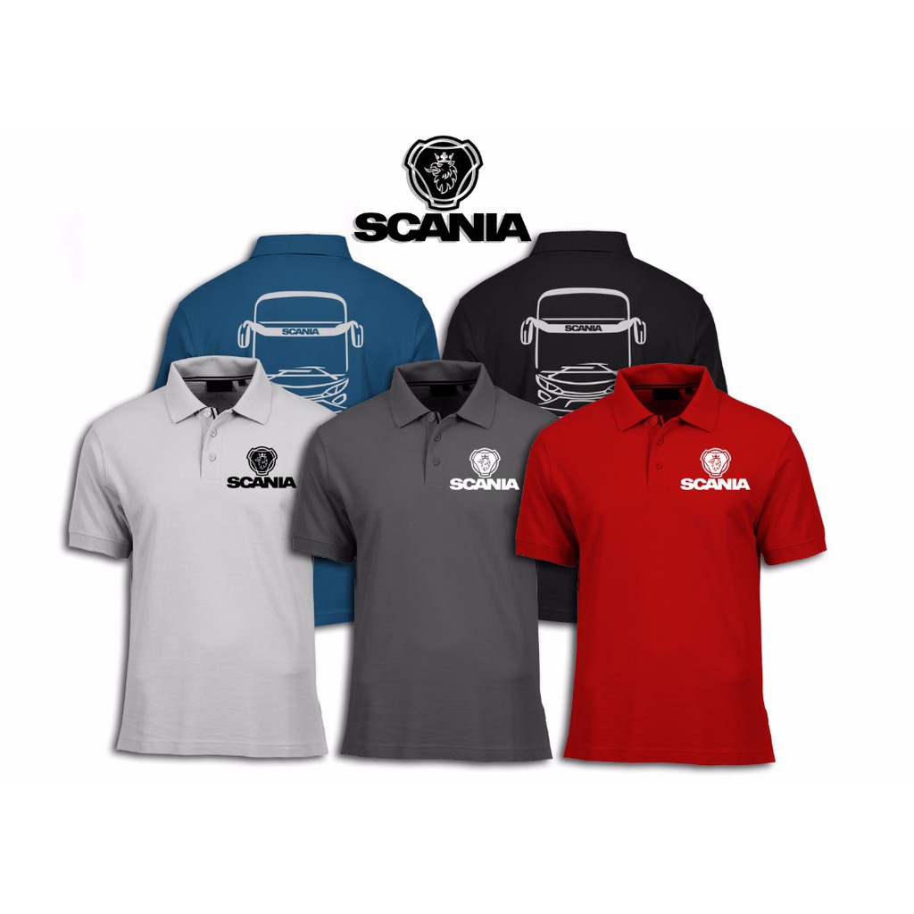 Jual polo shirt baju kaos kerah Scania | Shopee Indonesia