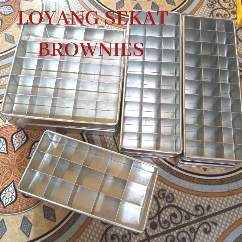 Jual LOYANG SEKAT BROWNIES 1SET LOYANG SAMA SEKAT | Shopee Indonesia