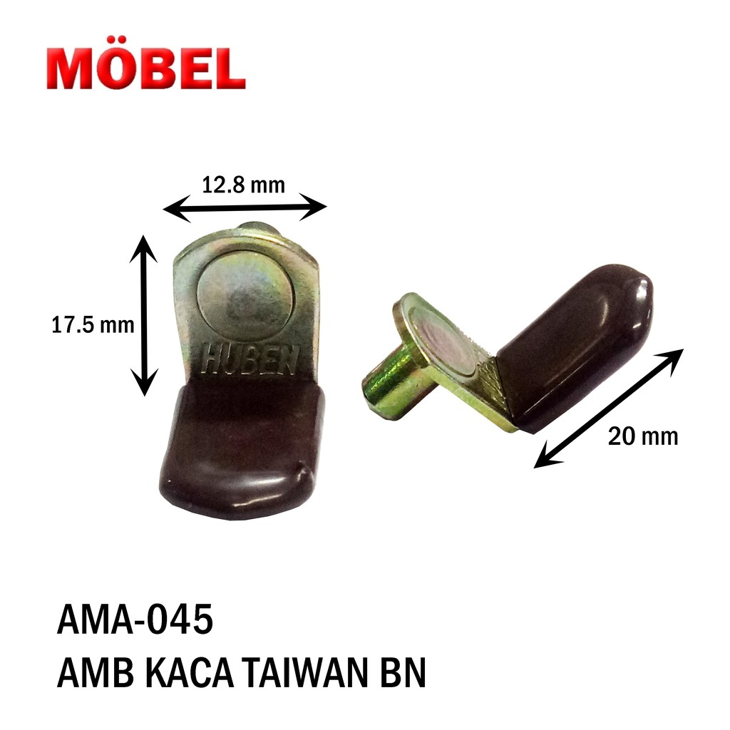 Jual Ambalan Karet Kayu AK-06 Huben Siku L Penyangga Tahanan Tatakan ...