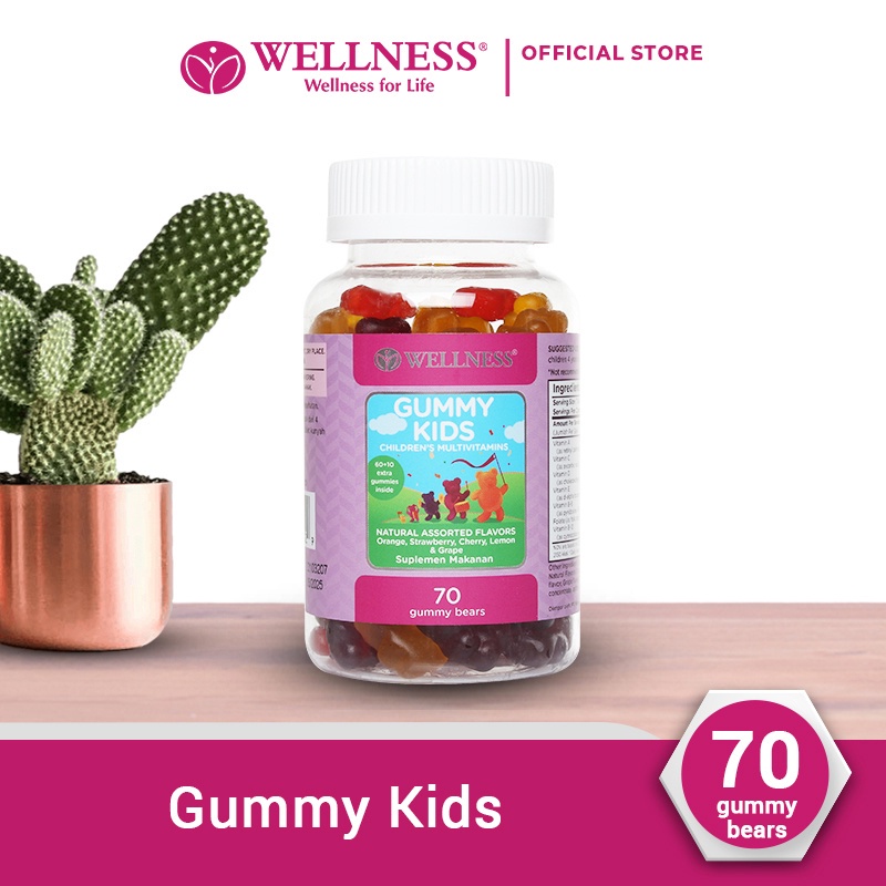 Jual Wellness Gummy Kids - 70 Gummy | Shopee Indonesia