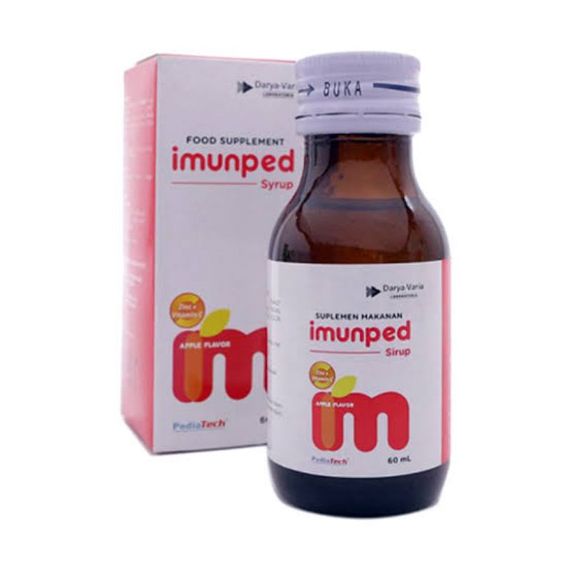 Jual imunped syrup syr sirup imun anak vitamin kids 60ml 60 ml / botol ...