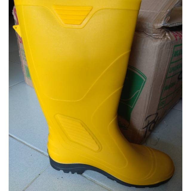 Jual sepatu boot karet ap boots eco 3 kuning | Shopee Indonesia