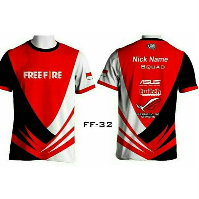 Jual Jersey free fire custom | Shopee Indonesia