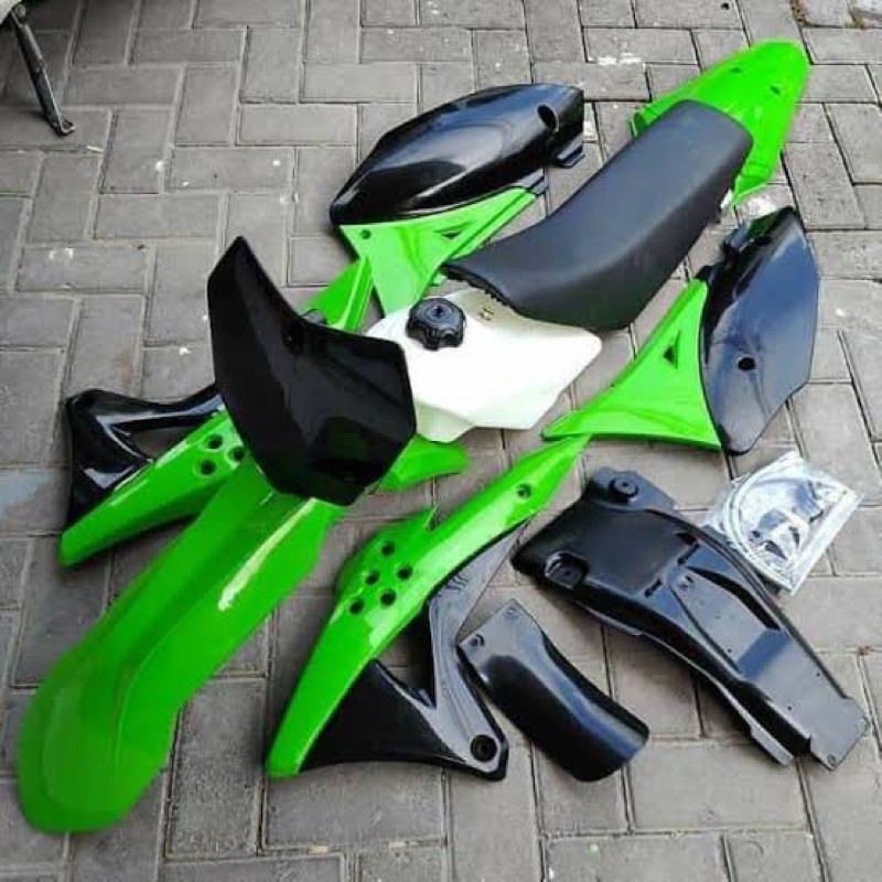 Jual BODY SET COVER SET GORDON KAWASAKI KLX DTRCKER JOK DAN TANGKI ...