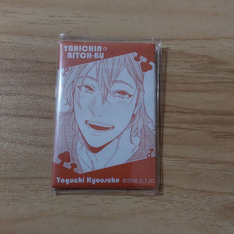 Jual Pin Badge Yarichin Bicchi Bu Yaguchi Kyousuke Yacchan Official ...