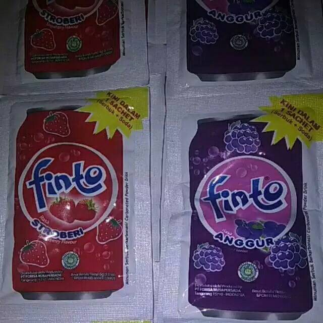 Jual MINUMAN SERBUK FINTO RENCENG isi 10 sachet | Shopee Indonesia