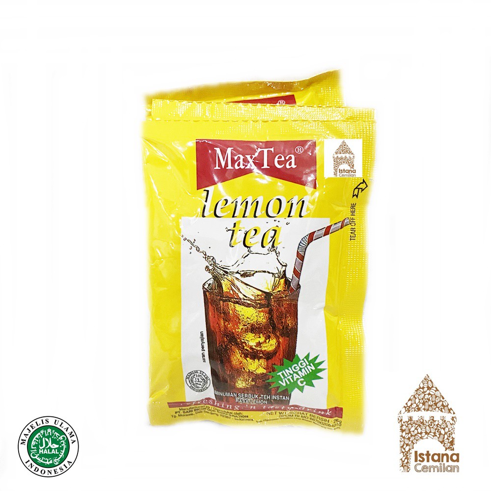 Jual MaxTea Lemon Tea / Apple Tea / Peach Tea (isi 5 sachet) Max Tea ...