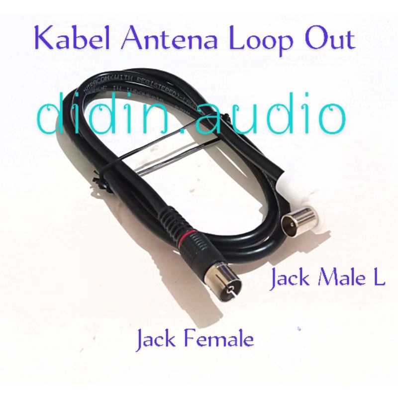 Jual Kabel Loop Out Set Box Jack Antena Female to Antena model L 1 ...