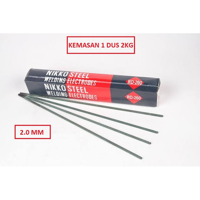 Jual Kawat Las Nikko STEEL RD-260 (2,0mm) Per 2 Kg | Shopee Indonesia