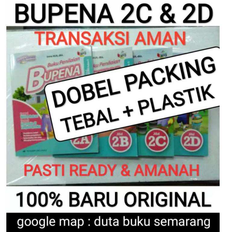 Jual Pr0dukt B4ru Buku BUPENA Jilid 2C dan n 2D Kelas 2 SD Semester 2 ...