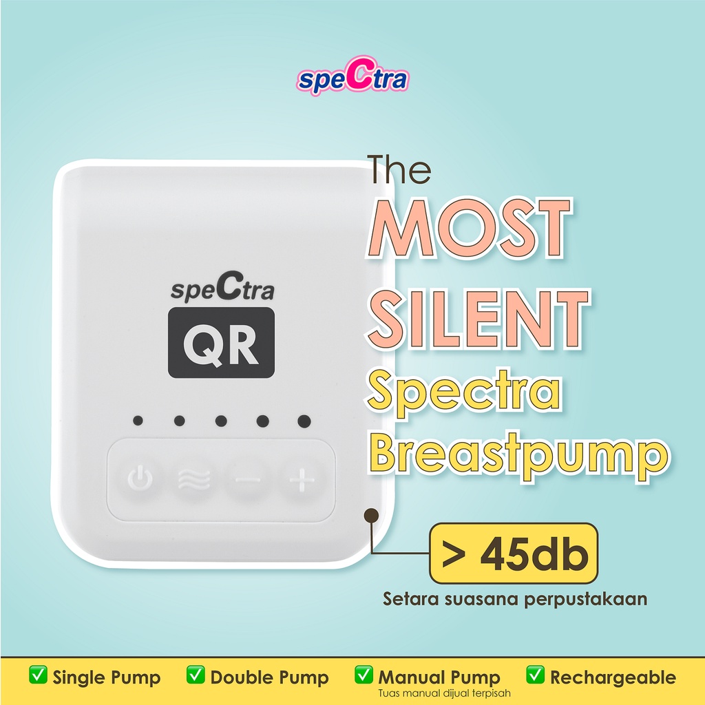 Jual Spectra QR Pompa Asi The Hospital Grade Electric Dual Breast Pump ...