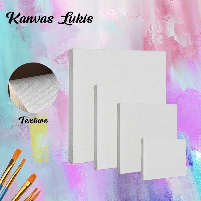 Jual KANVAS LUKIS 20 X 20 CM / CANVAS LUKIS FRAME 20 X 20 CM FREE GESSO ...