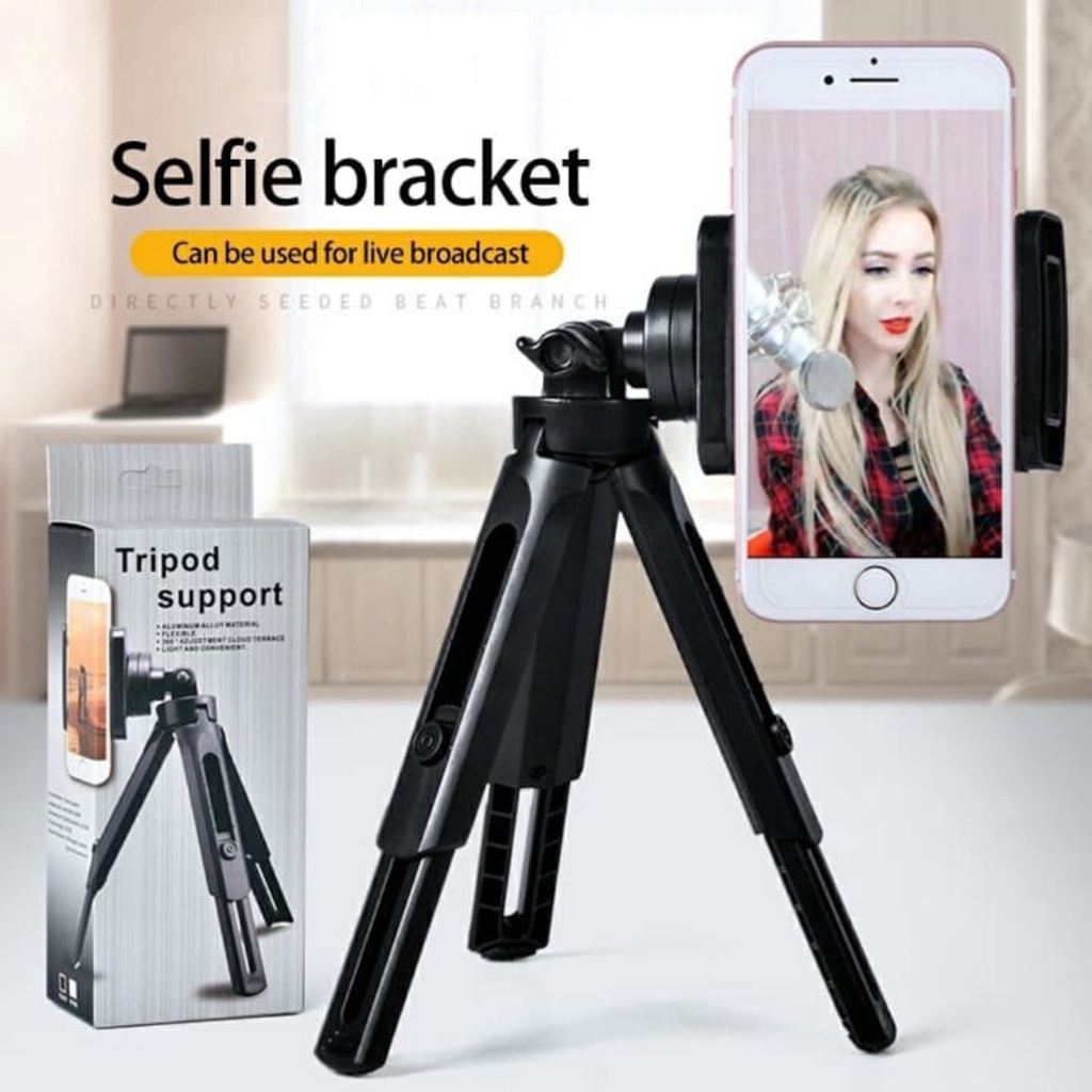 Jual Tripod Support Mini Phone Extendable + Holder U Penyangga HP ...