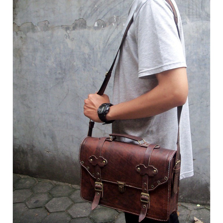 Jual TAS SEPEDA ONTHEL TAS ONTHEL DENGAN TALI SLEMPANG UNTUK HARIAN ...