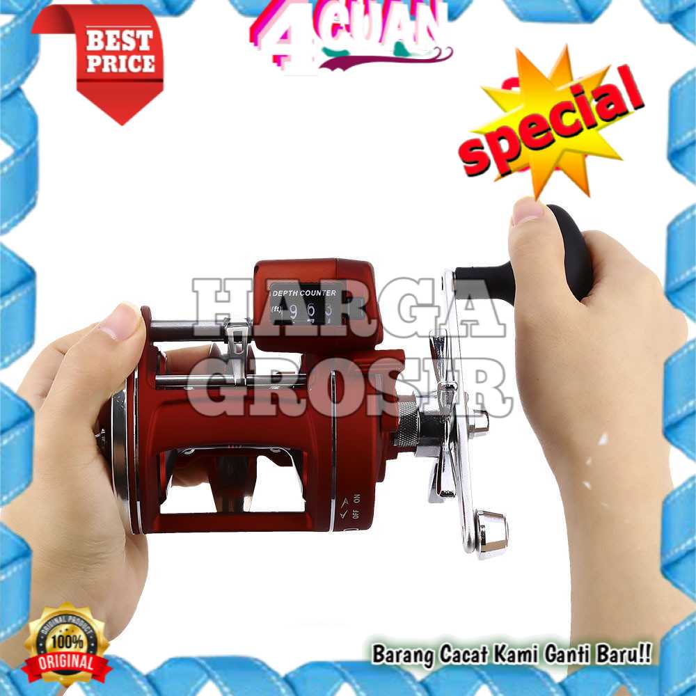 Jual Reel Kerekan Katrol Rill Rell Ril Rel Pancing YUMOSHI AC600 30D 12 ...