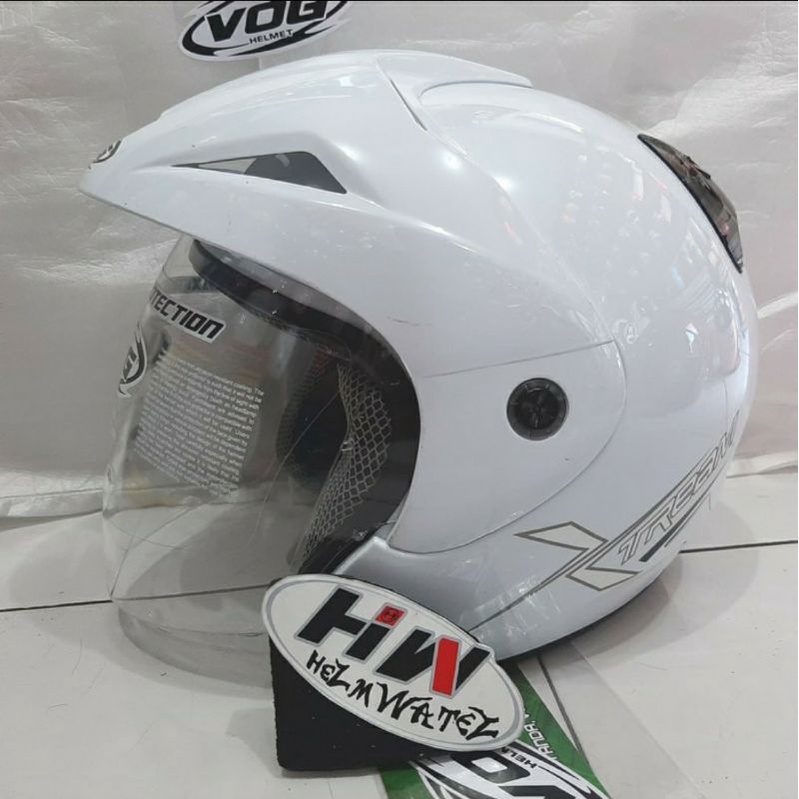 Jual HELM VOG XTREAM SOLID PUTIH | Shopee Indonesia
