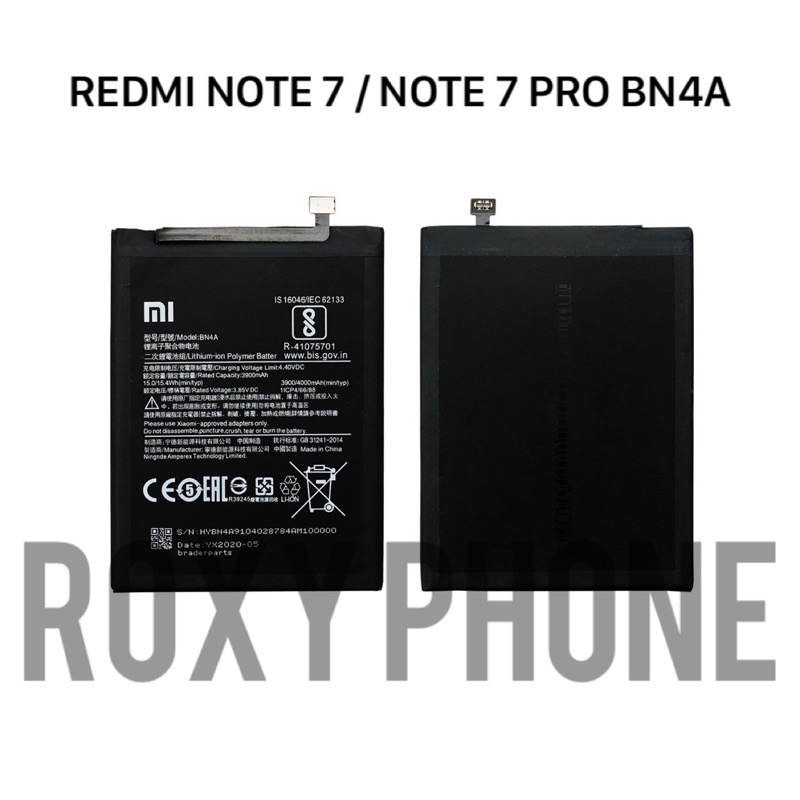 Jual BATTERY BATERAI BATRE XIAOMI REDMI NOTE 7 / NOTE 7 PRO BN4A ...