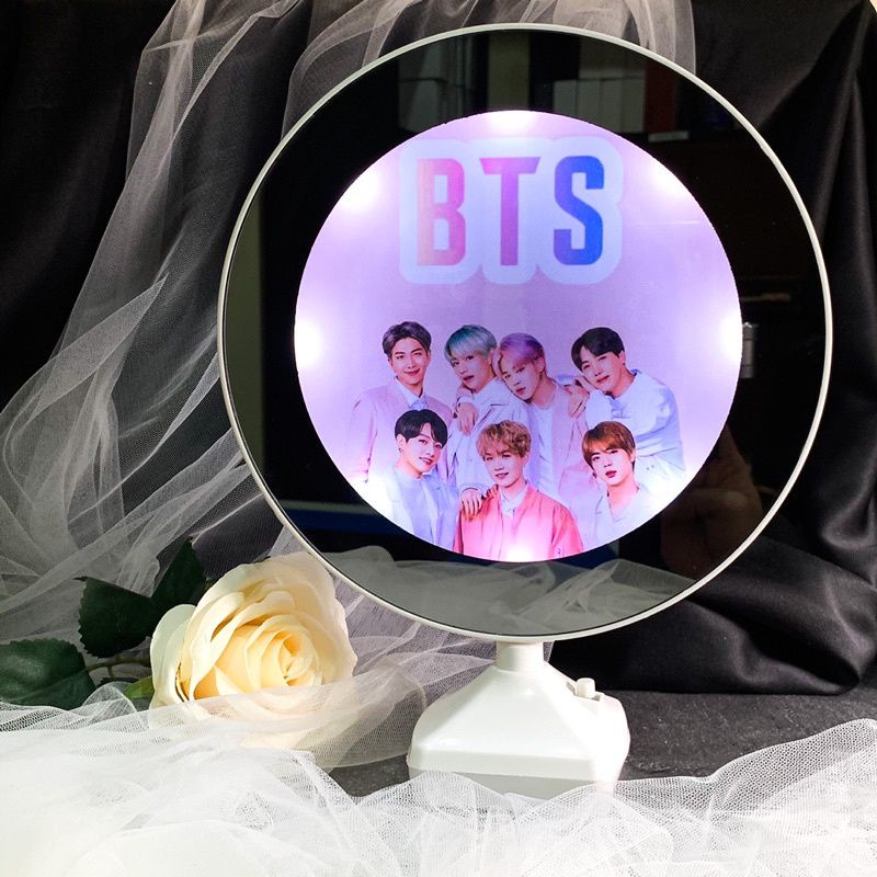 Jual Cermin Aesthetic Custom Foto BTS Moonlight Custom Foto KPOP Custom ...