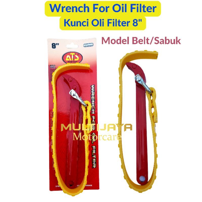 Jual Kunci Oli Filter 8" 12" Model Sabuk - Oil Filter Wrench Belt 8 ...