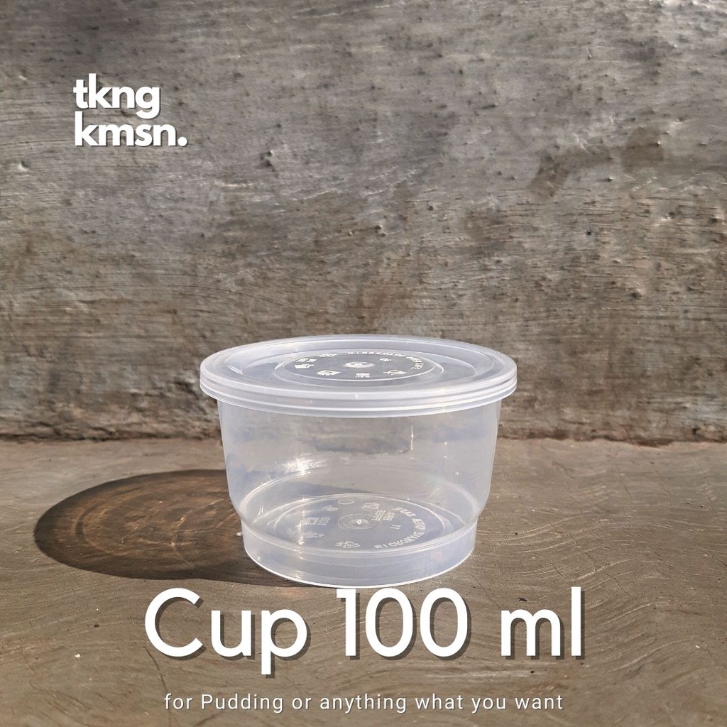 Jual Cup 100 ML / Cupcake Cup / Pudding Cup / Cup Saus Richeese (isi ...