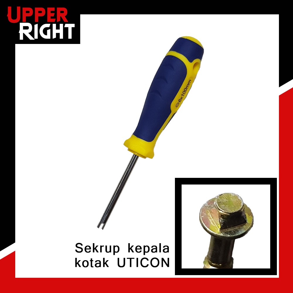 Jual Obeng Uticon/ Kunci Sekrup Kotak Uticon (DIY) | Shopee Indonesia