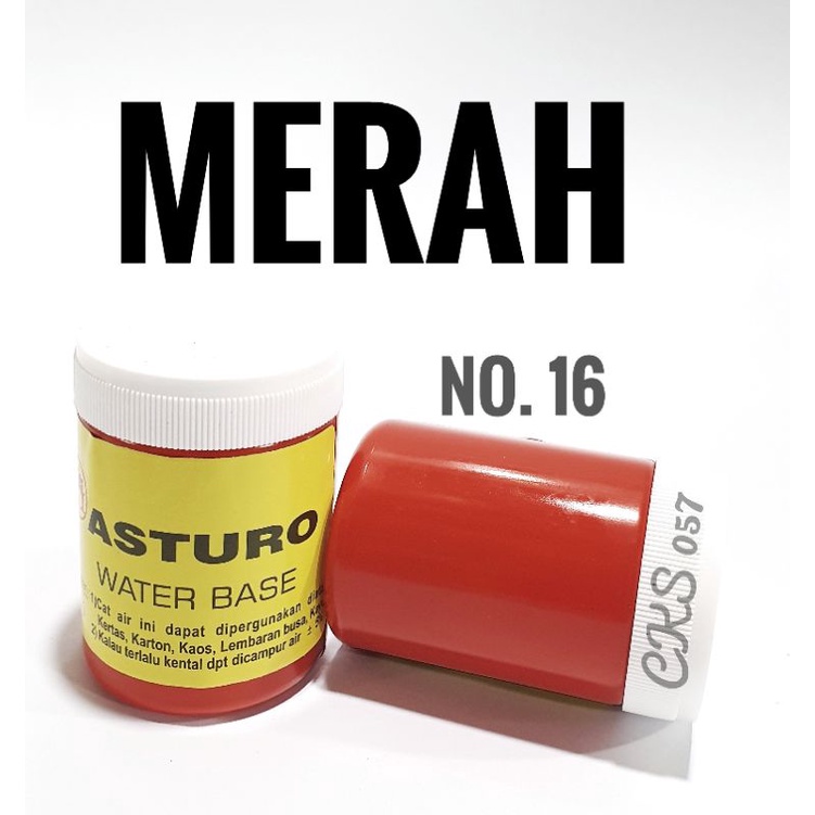 Jual Cat Asturo 100cc / Water Base Asturo / Cat Air Asturo 100cc ...