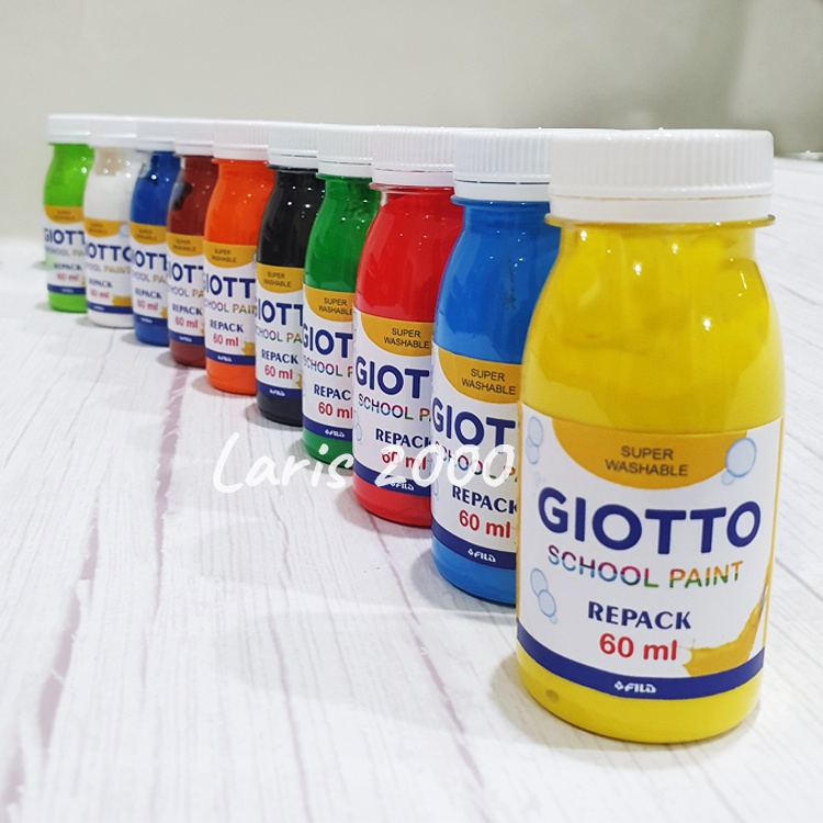 Jual Giotto 60 ml Cat Air Poster Lukis Anak School Paint Washable ...