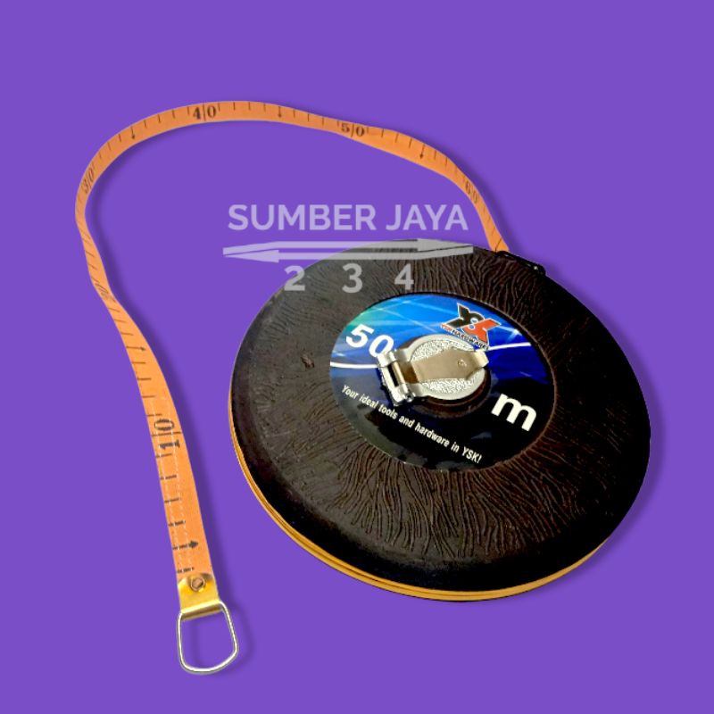 Jual Meteran Bulat 50 M Meteran Kain Meteran Tanah | Shopee Indonesia