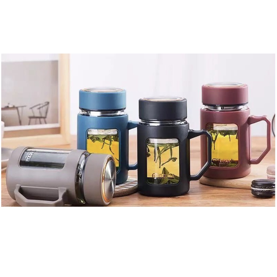 Jual Botol Minum Kaca 500 ML Termurah / Botol Minum Tumbler Lucu ...