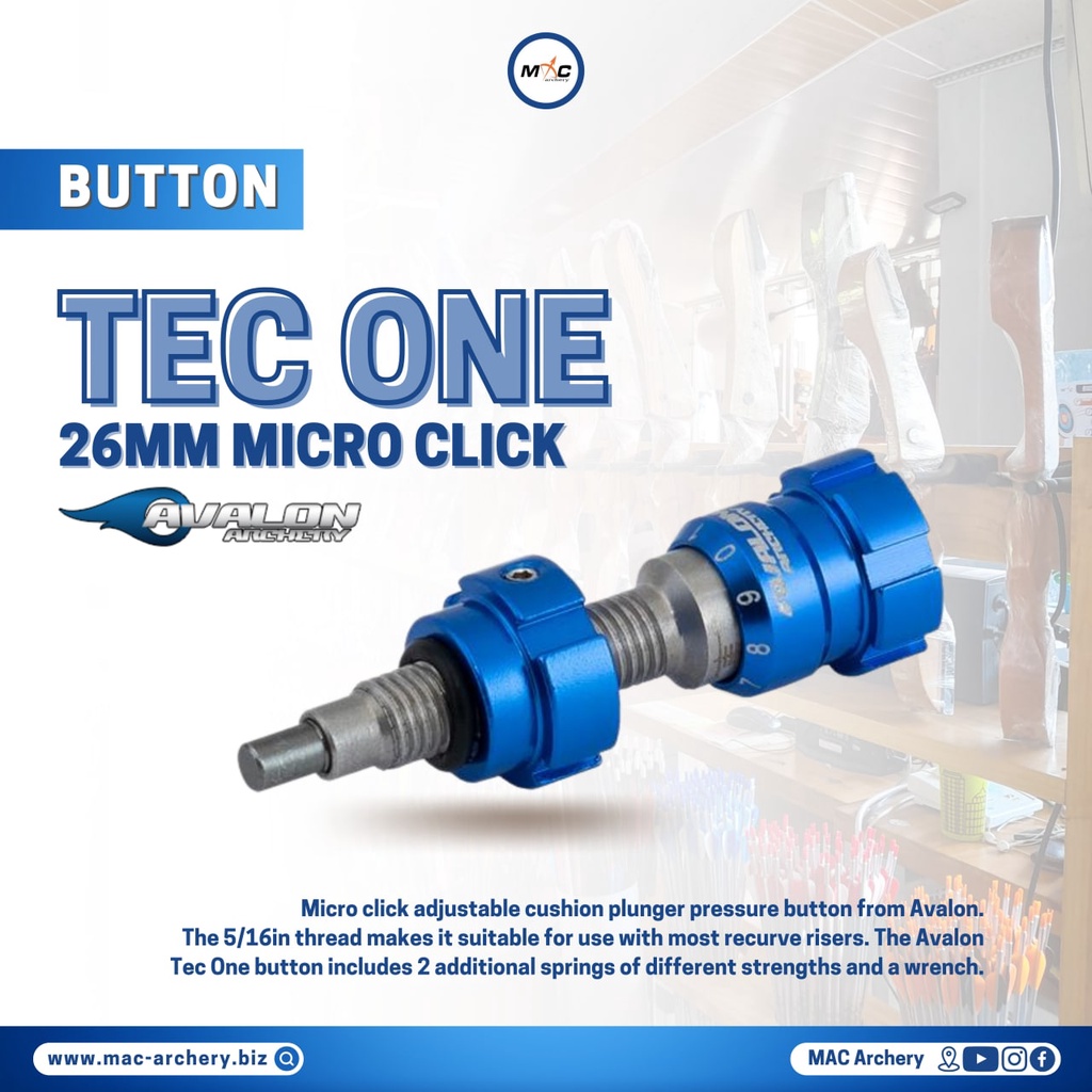 Jual AVALON MICRO CLICK BUTTONS TEC ONE 26 MM – PLUNGER AVALON (busur standar panahan) | Shopee ...