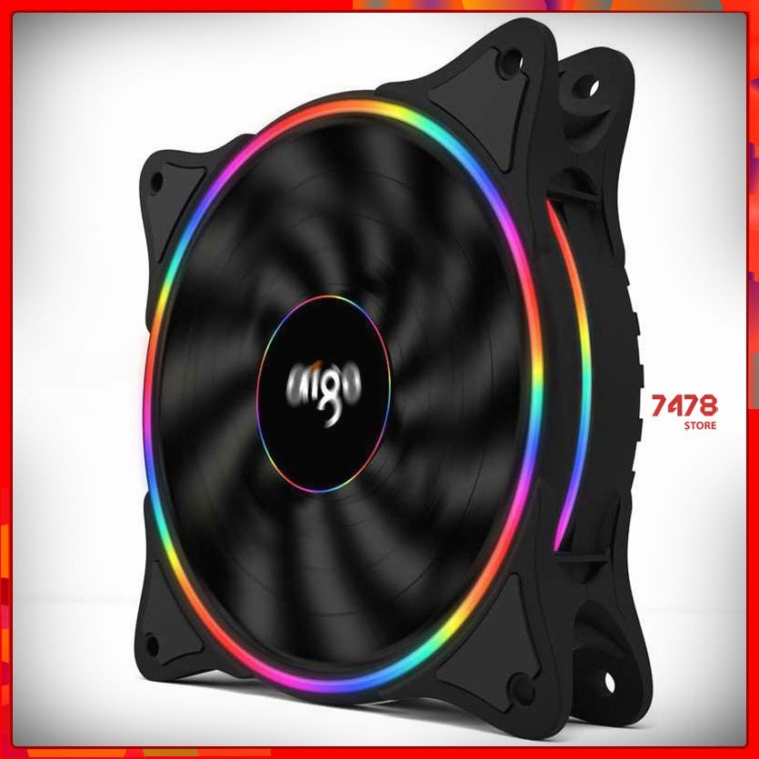 Jual CPU Fan Cooler Rainbow Cooling Case RGB LED Casing PC Gaming ...