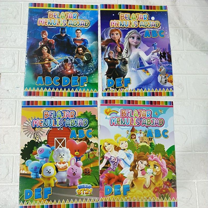 Jual Coloring Book Belajar Menulis Abjad dan Angka | Shopee Indonesia