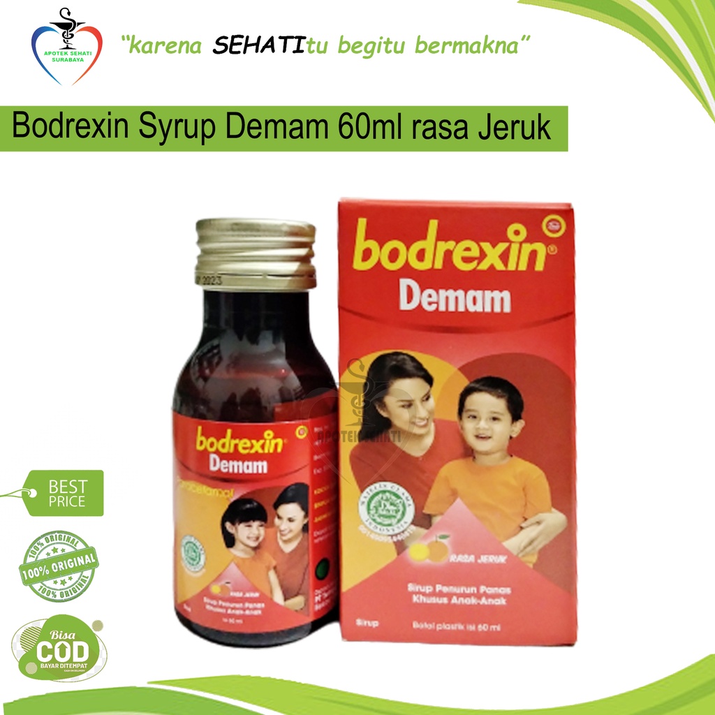 Jual BODREXIN OBAT DEMAM SIRUP ORANGE | Shopee Indonesia