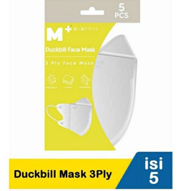 Jual MPLUS FACE MASK DUCKBILL 5S | Shopee Indonesia