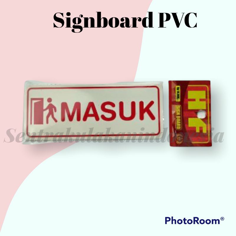 Jual Sign Board PVC | MASUK | Shopee Indonesia