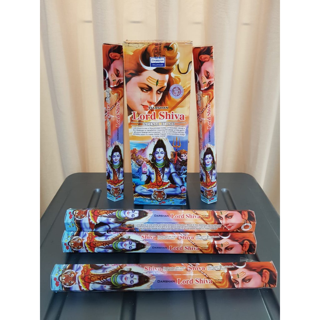 Jual Per Slop Dupa Hio Lord Shiva Hexa isi 6 pack By Darshan India ...