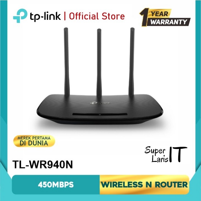 Jual Router TP LINK TPLINK WR940N WR 940 940N 450Mbps Wireless N Router ...