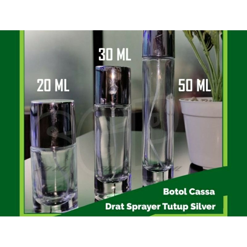 Jual Botol Cassa PARFUM silver drat TERLARIS | Shopee Indonesia