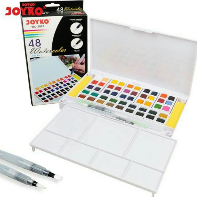 Jual JOYKO WATERCOLOR WC 2003 POCKET BOX SET 48/ CAT AIR JOYKO | Shopee ...
