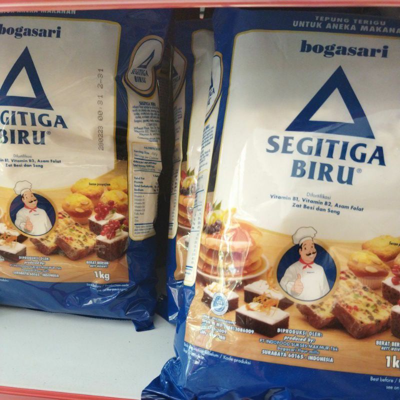 Jual Tepung Segitiga Biru Premium 1kg Shopee Indonesia