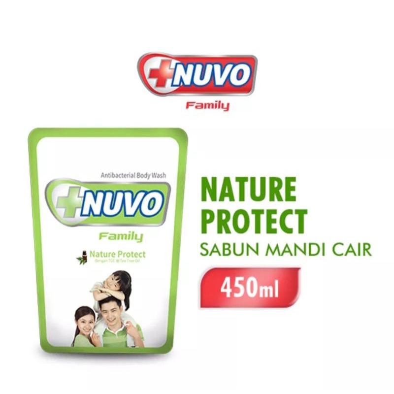 Jual Nuvo Body Wash Sabun Cair Nature Protect/Mild Protect/Relax ...