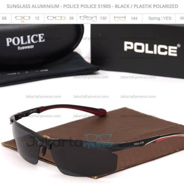 Jual PROMO Kacamata Hitam Pria Police 1905 Premium Quality Lensa Polarized | Shopee Indonesia