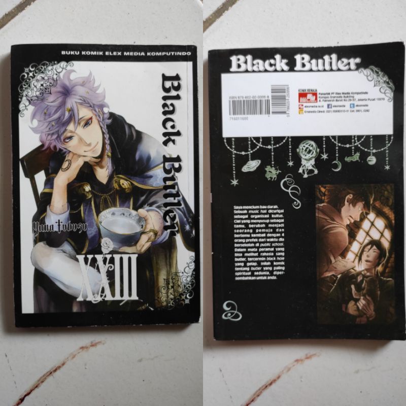 Jual Komik Black Butler 23- Yana Toboso (Bekas Preloved Original ...
