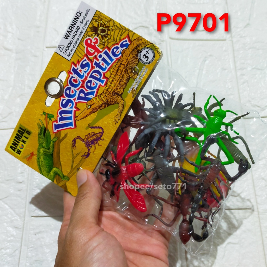 Jual Serangga Mainan Hewan Insect World Binatang Karet Lebah ...