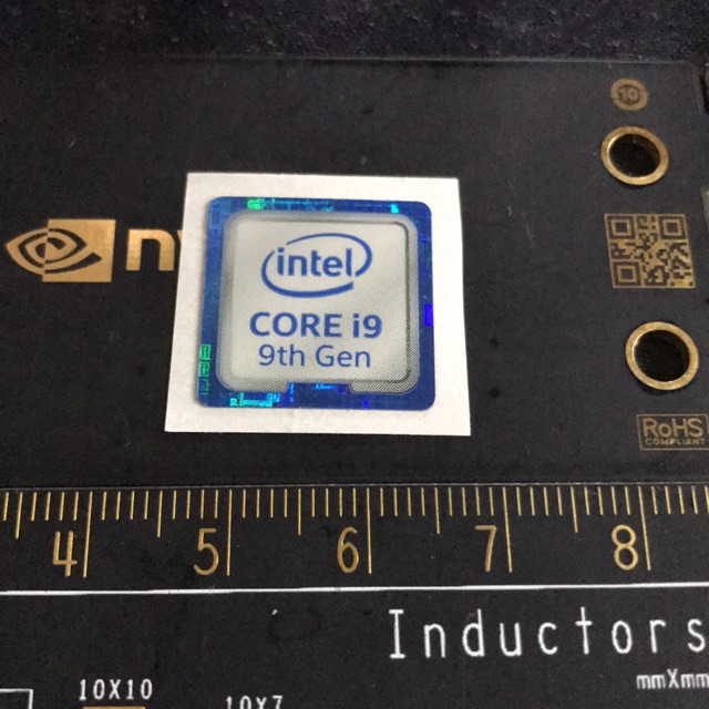 Jual Sticker stiker intel Core i9 9th Gen ori | Shopee Indonesia