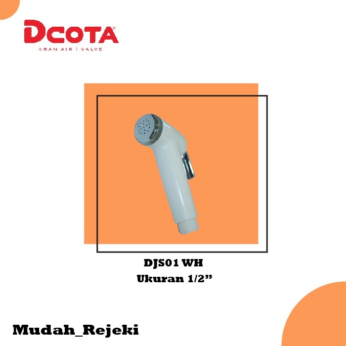 Jual Jet Shower Putih DJS01 Ukuran 1/2" (Dcota) | Shopee Indonesia